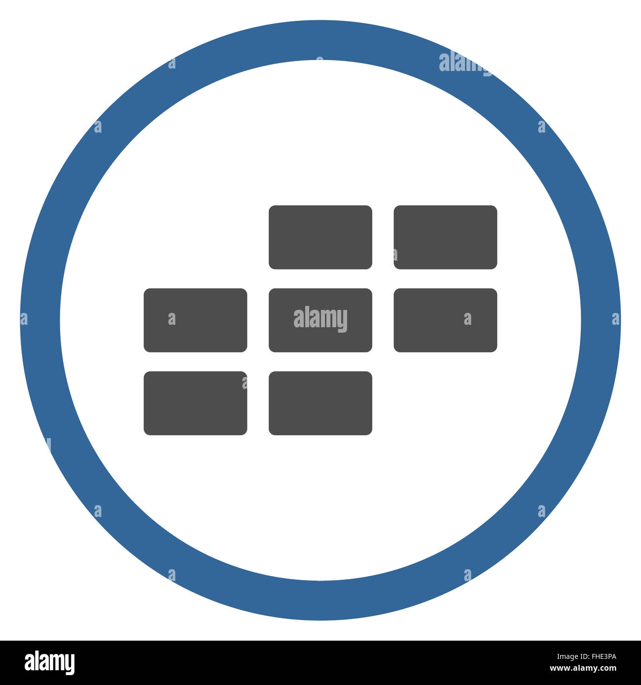 Organizer Grid Icon Stock Photo - Alamy