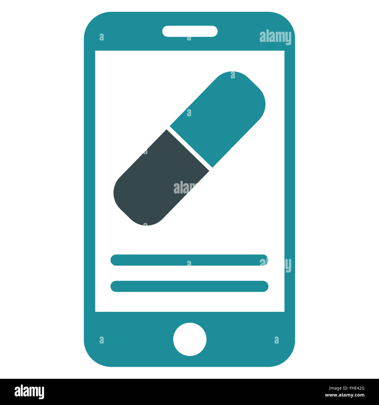 Medication Online Information Icon Stock Photo - Alamy