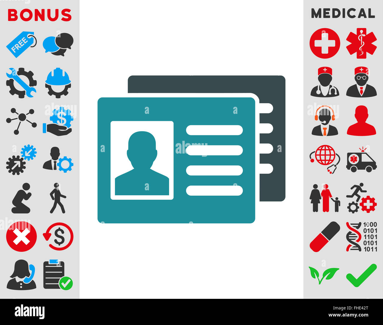 Patient Accounts Icon Stock Photo - Alamy