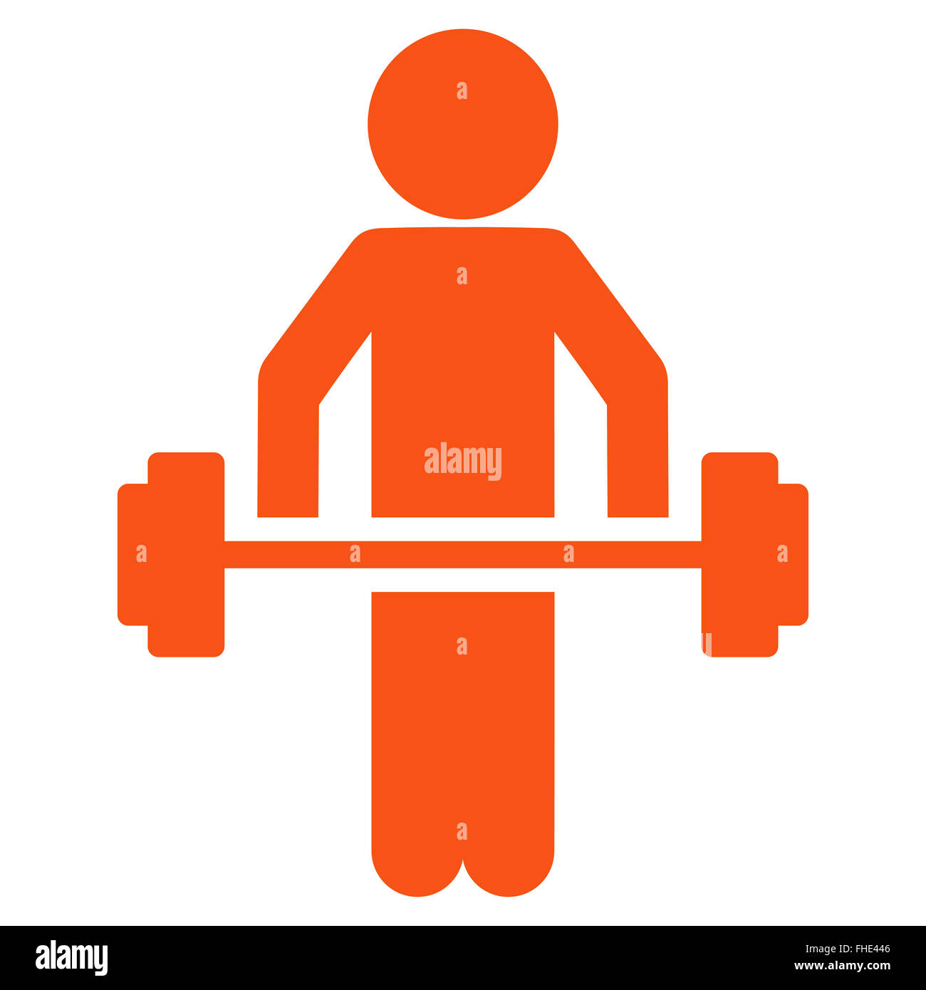 Person Power Lifting Icon Stock Photo - Alamy
