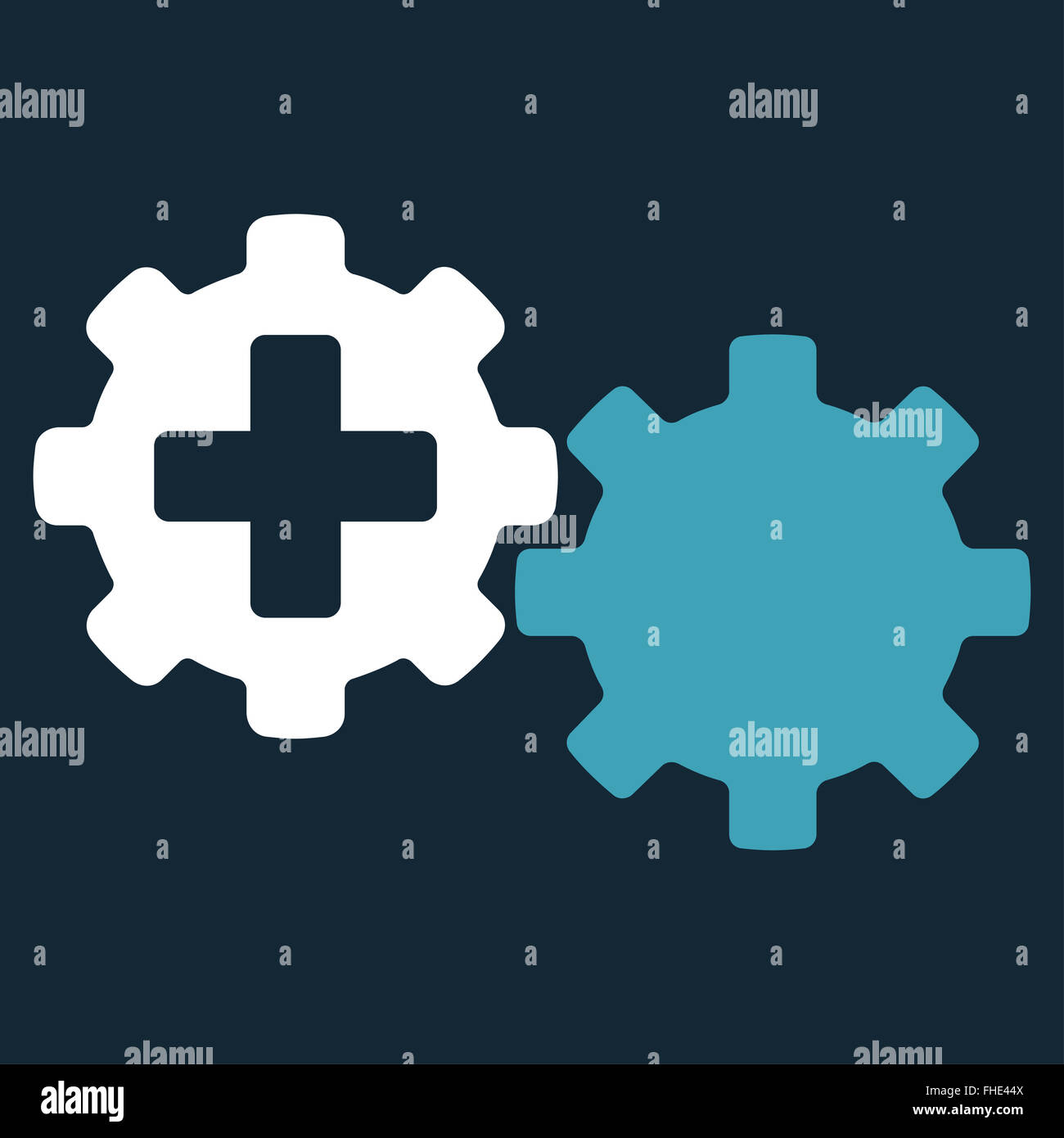 Medical Process Icon Stock Photo - Alamy
