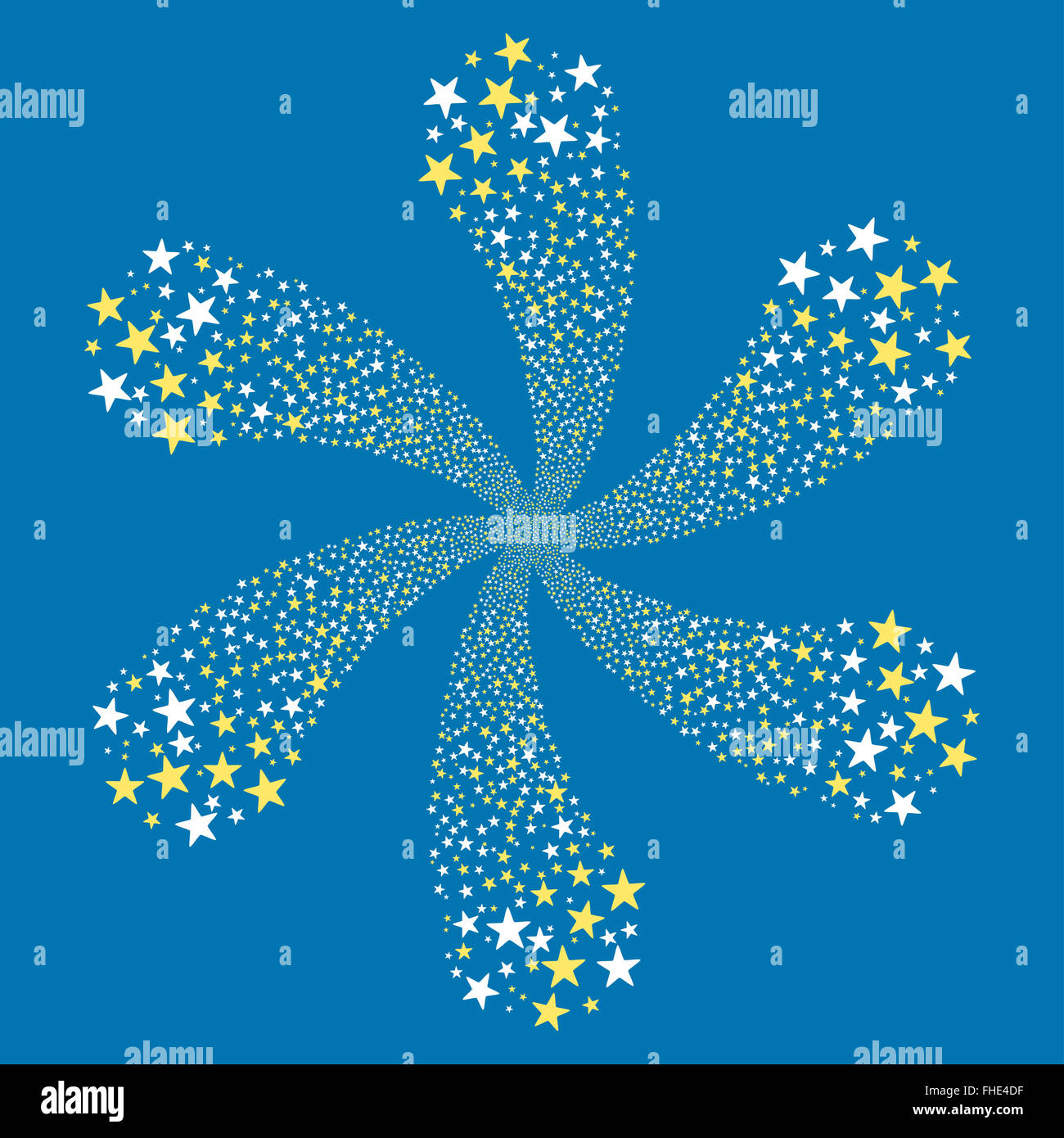 Fireworks Star Flower Stock Photo - Alamy