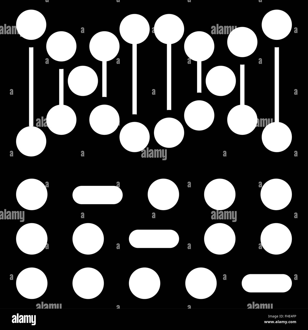 Genetic Code Icon Stock Photo - Alamy
