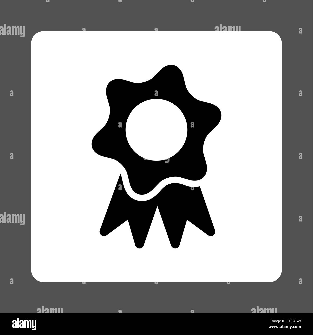 Award Stamp Rounded Square Button Stock Photo - Alamy