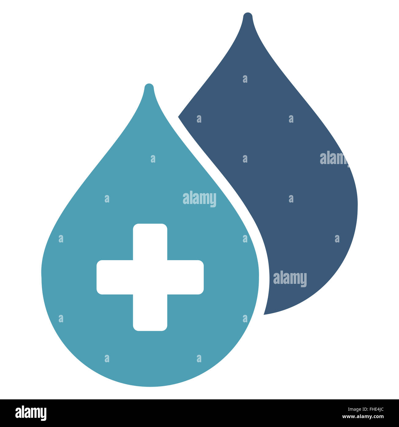 Medical Drops Icon Stock Photo - Alamy