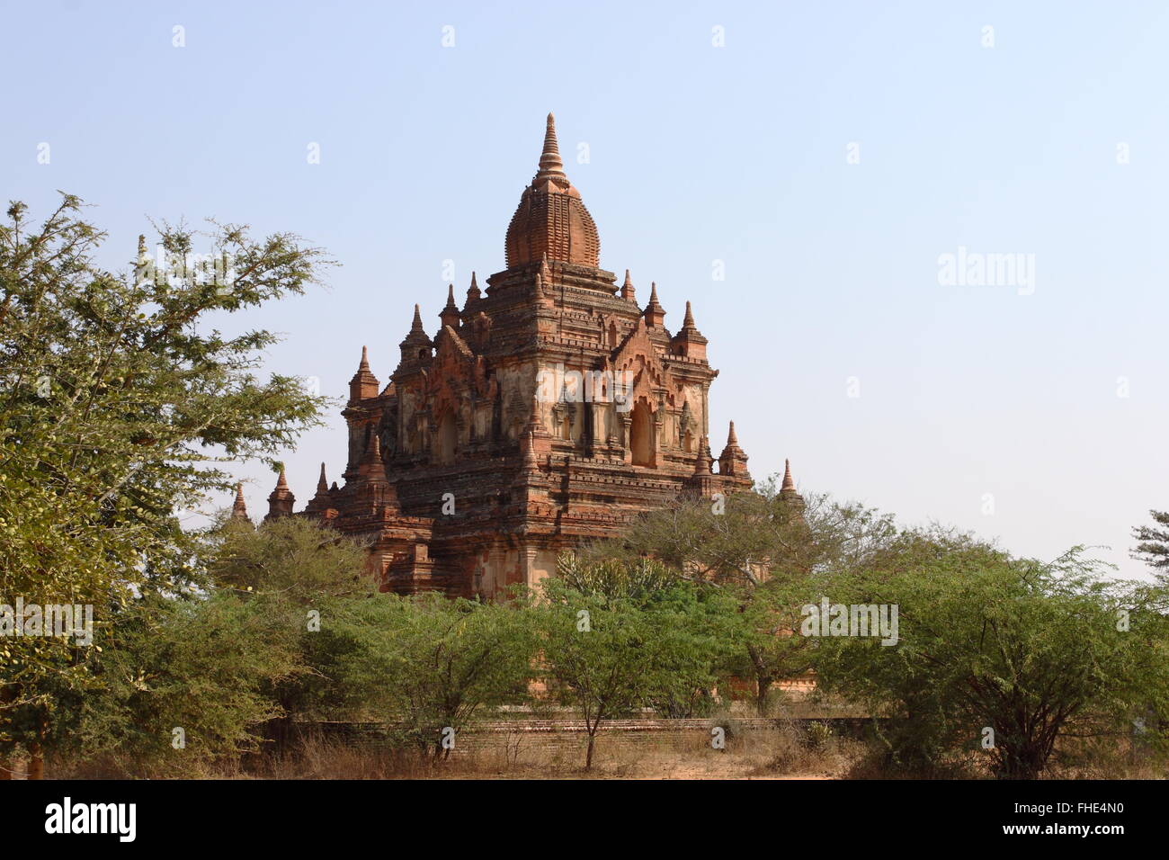 old Buddhist temples and pagodas in Bagan, Myanmar Stock Photo - Alamy