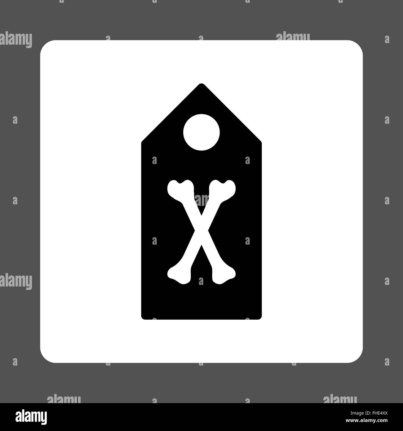 Black white hazard marker hi-res stock photography and images - Alamy