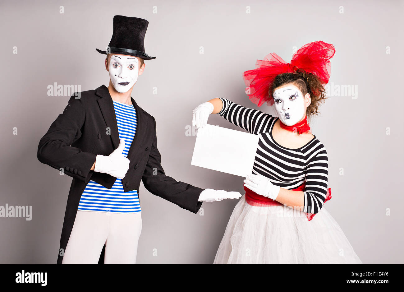 Female mime hi-res stock photography and images - Alamy