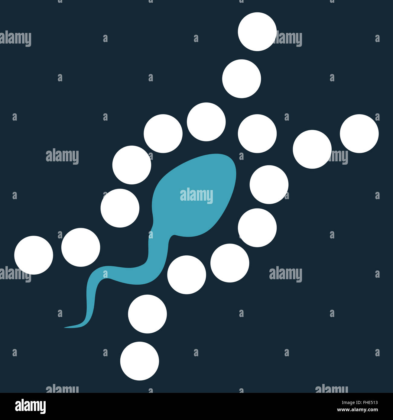 Dna Replication Icon Stock Photo - Alamy