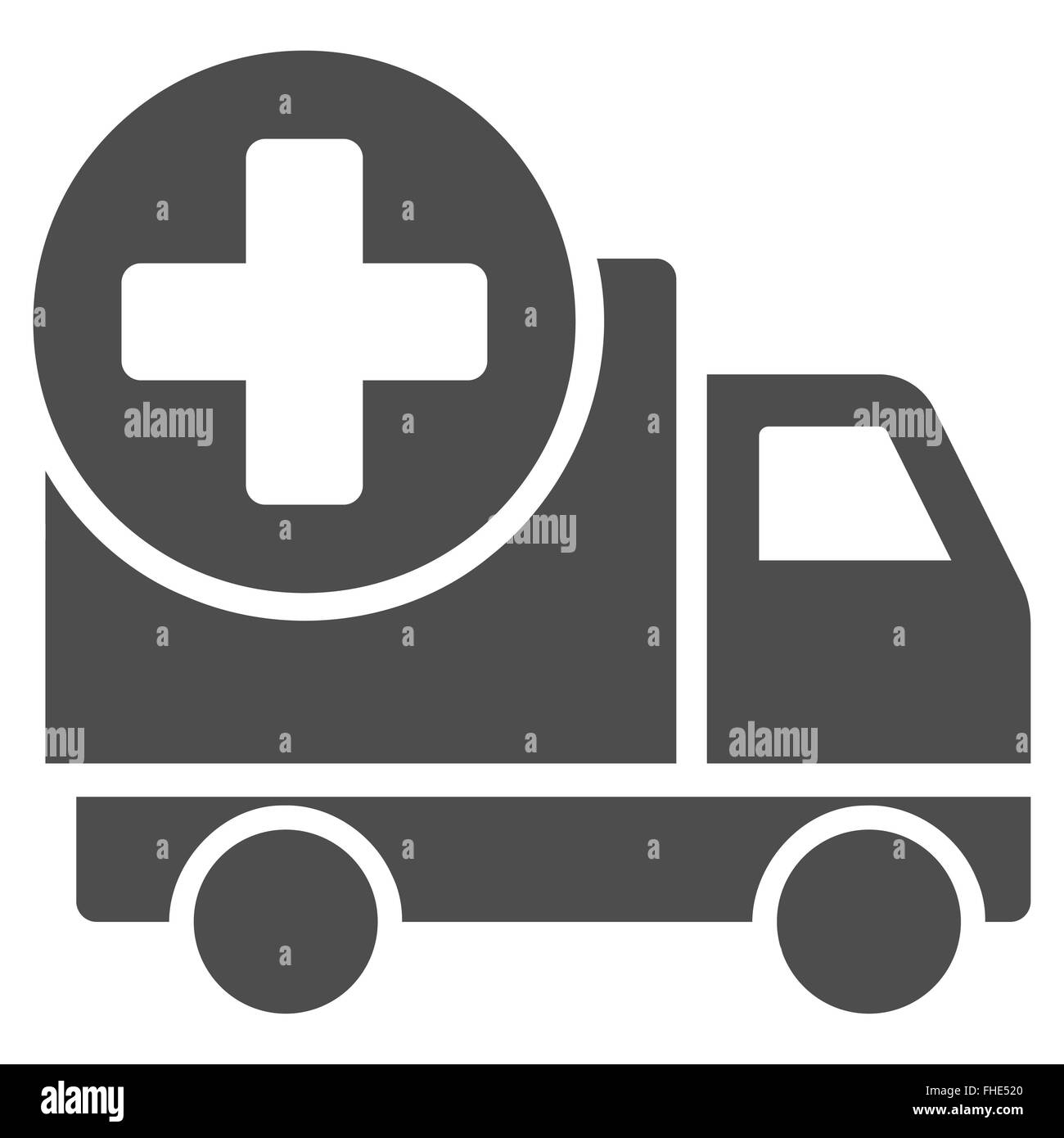 Medical Delivery Icon Stock Photo - Alamy