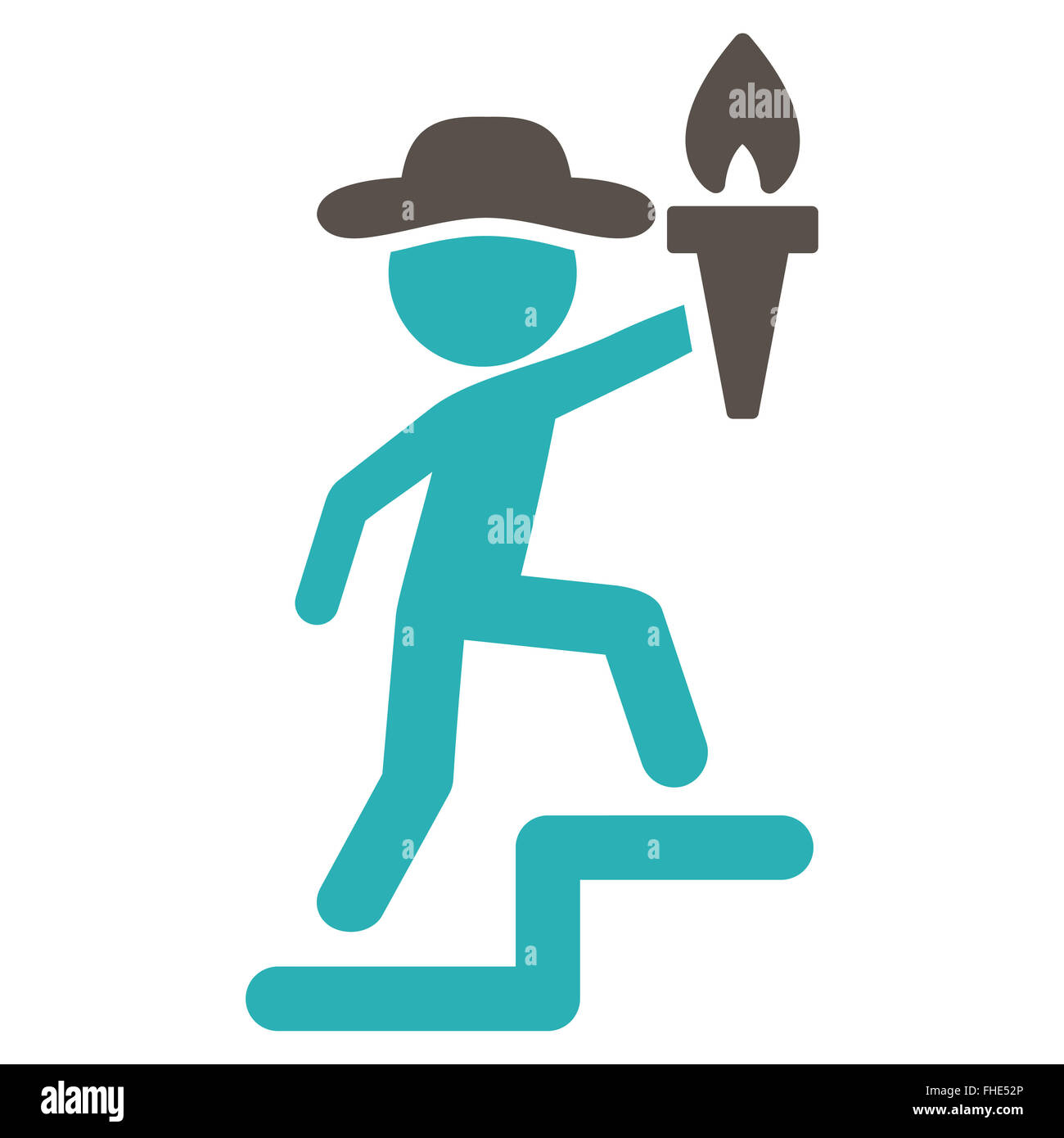 Fellow Leader Icon Stock Photo - Alamy