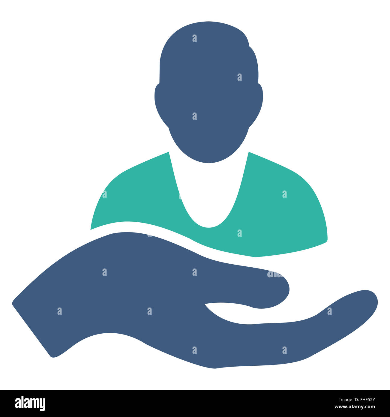 Patient Assistance Icon Stock Photo - Alamy
