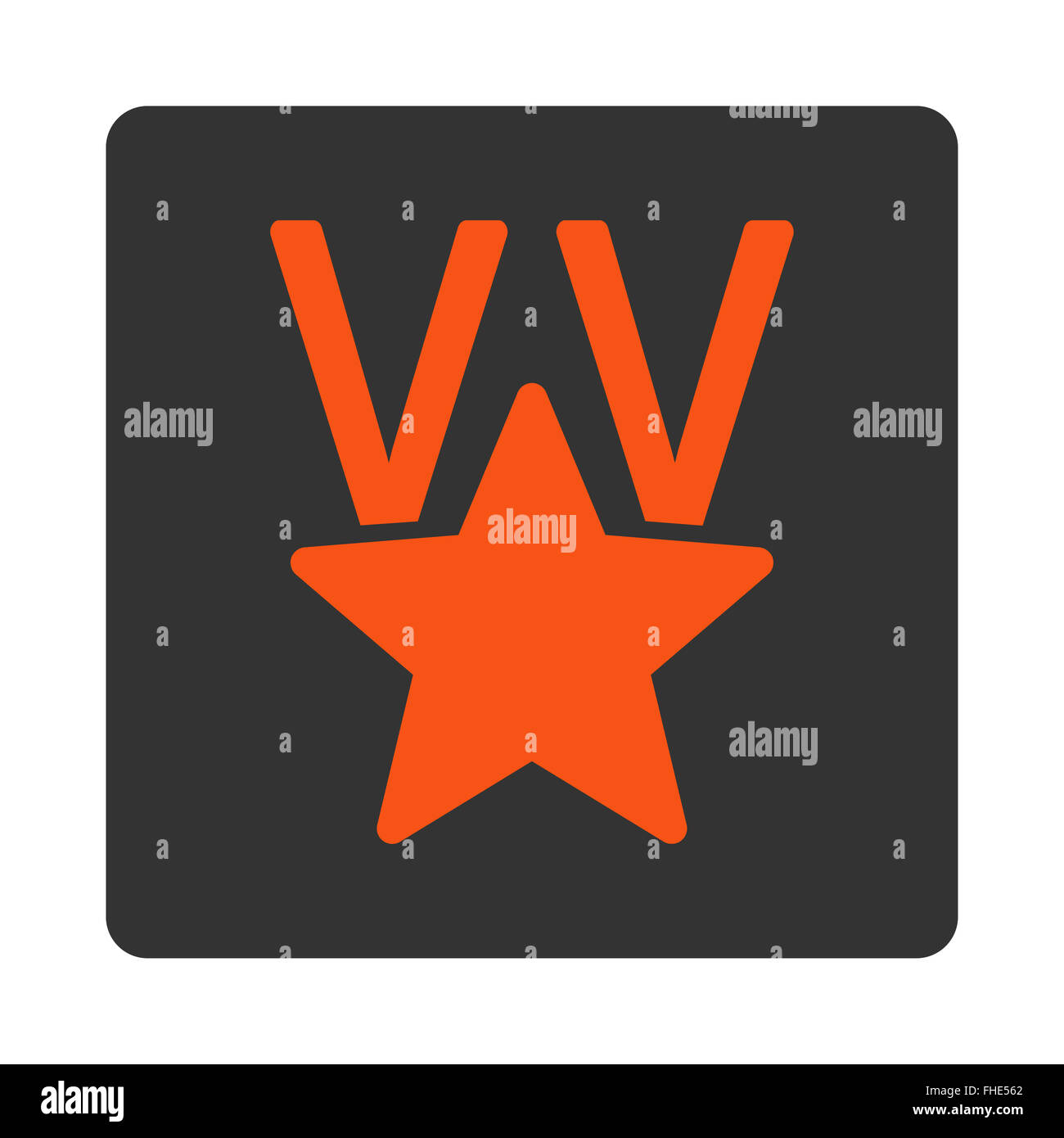 Victory icon from Award Buttons OverColor Set Stock Photo - Alamy