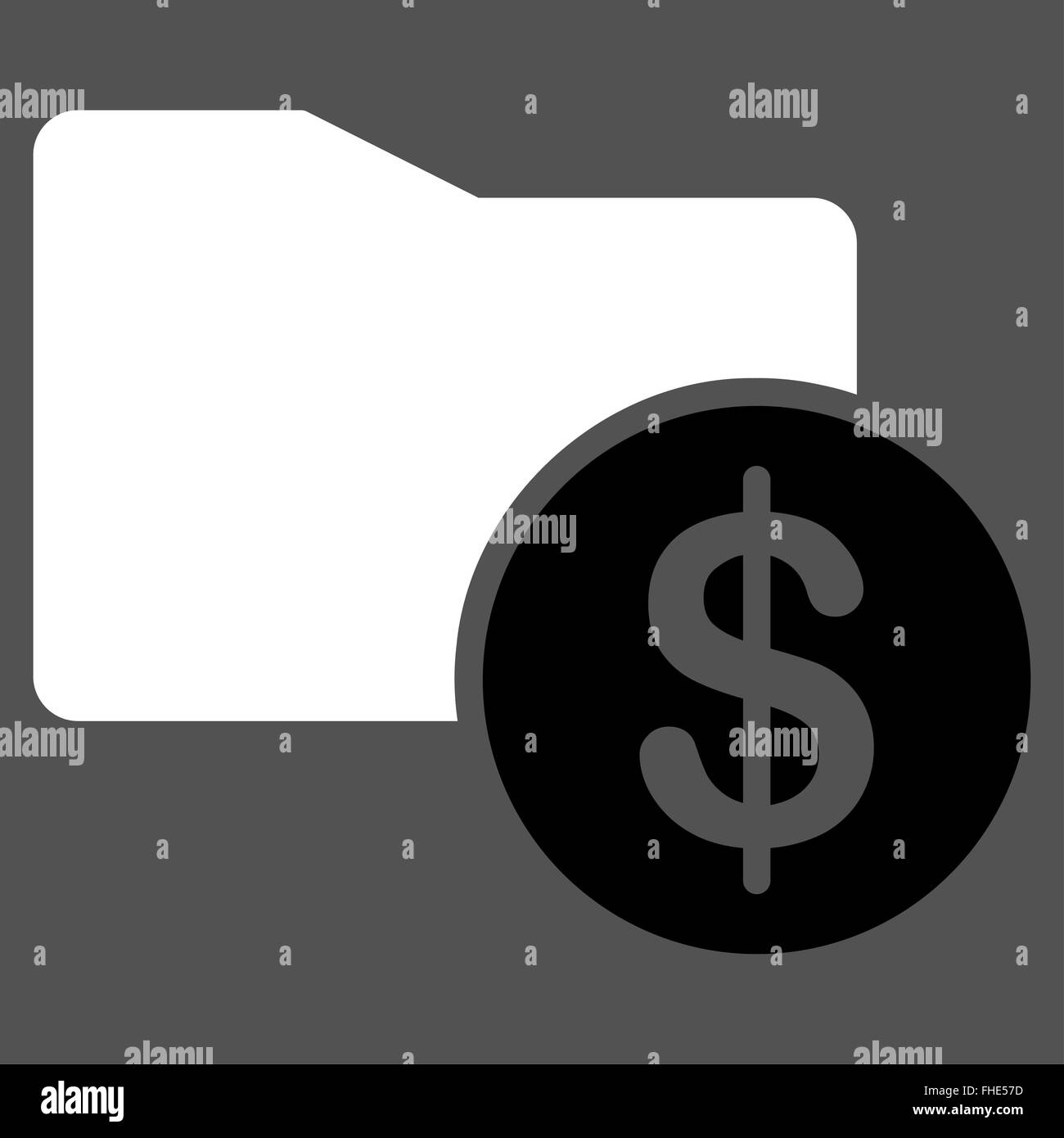 Money Folder icon from Business Bicolor Set Stock Photo - Alamy