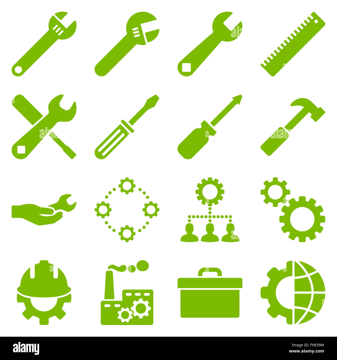 Options and service tools icon set Stock Photo - Alamy