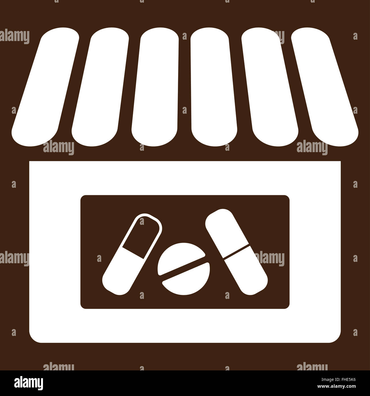 Drugstore Vector Icon Stock Photo - Alamy