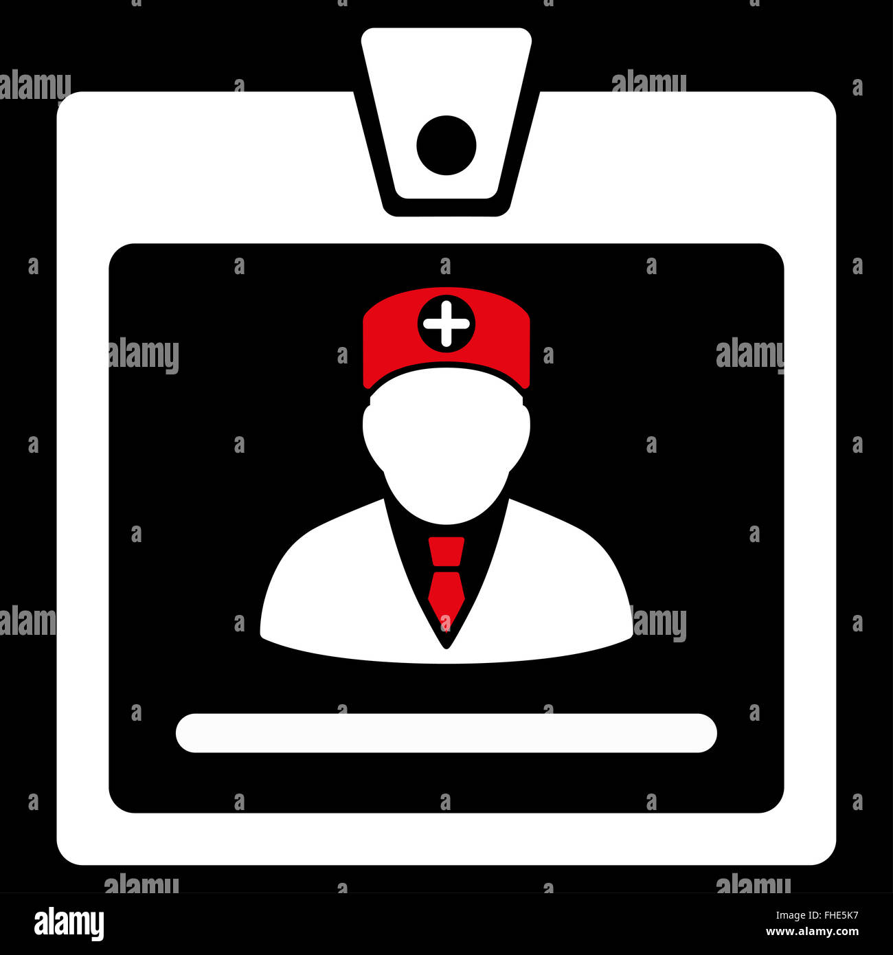 Isolated medical id badge hi-res stock photography and images - Alamy