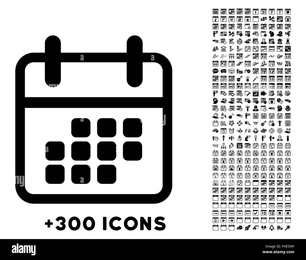 Calendar Month Icon Stock Photo - Alamy