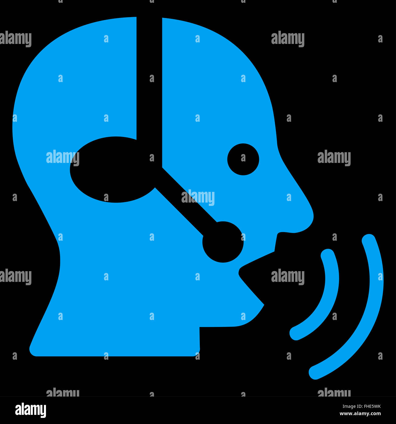 Operator Signal Icon Stock Photo - Alamy