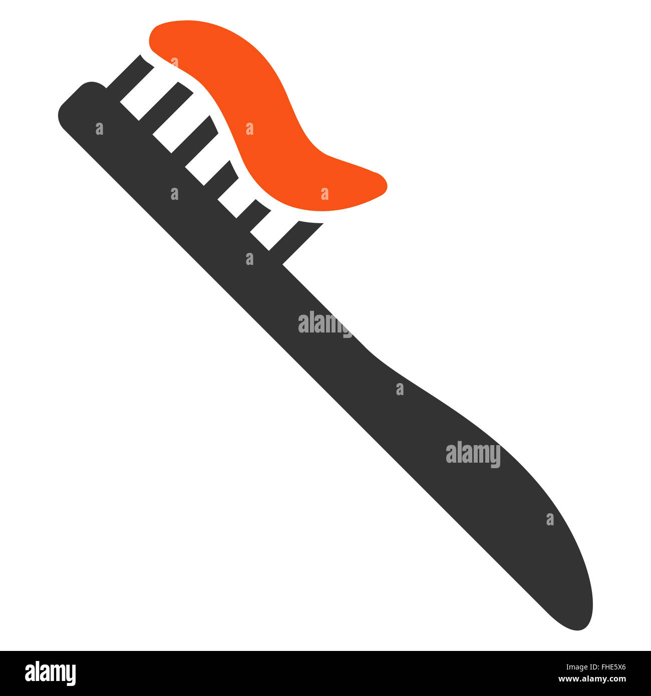 Tooth Brush Icon Stock Photo - Alamy