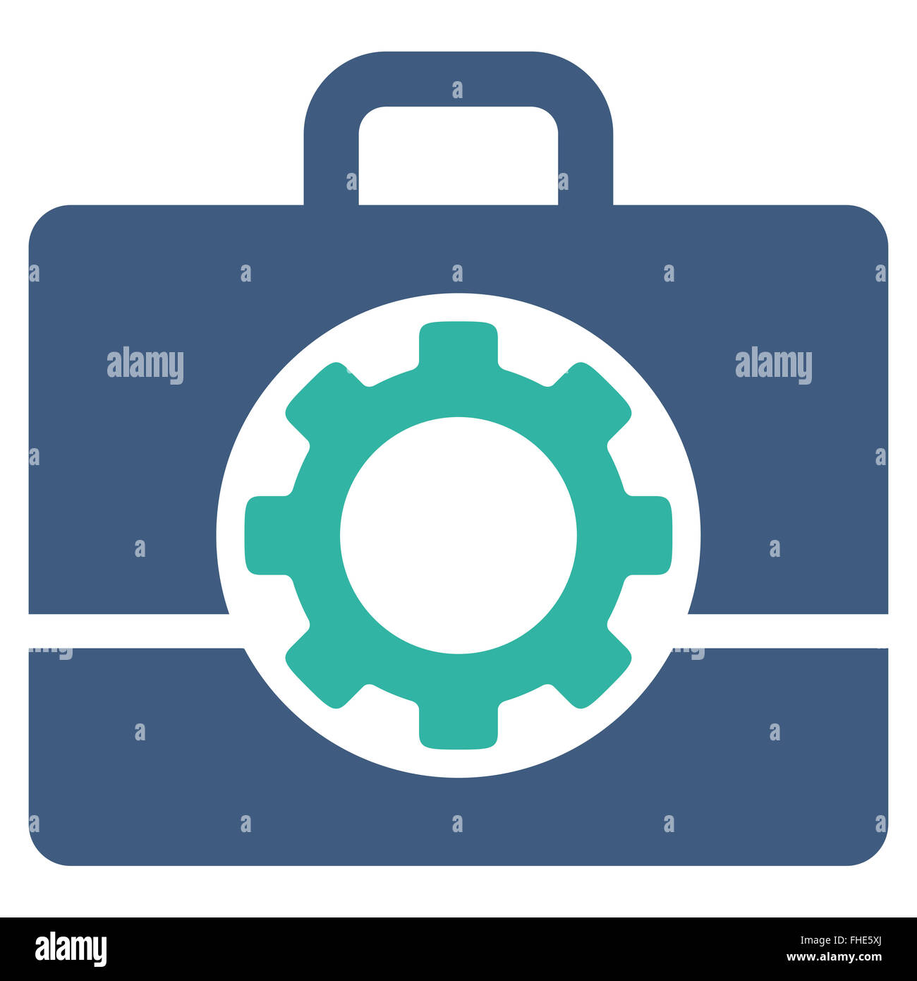 Toolbox Flat Icon Stock Photo - Alamy