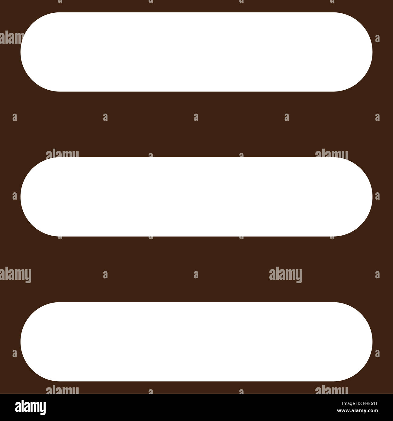 Stack flat white color icon Stock Photo - Alamy