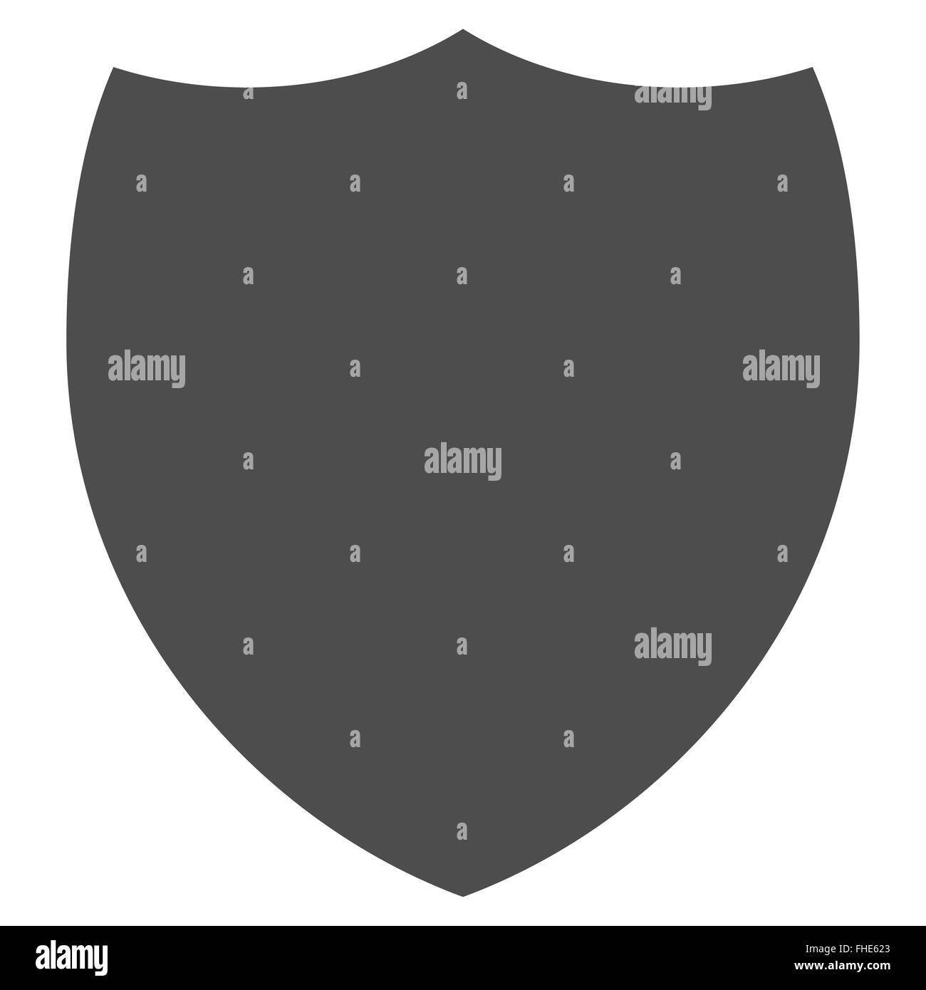 Shield flat gray color icon Stock Photo - Alamy