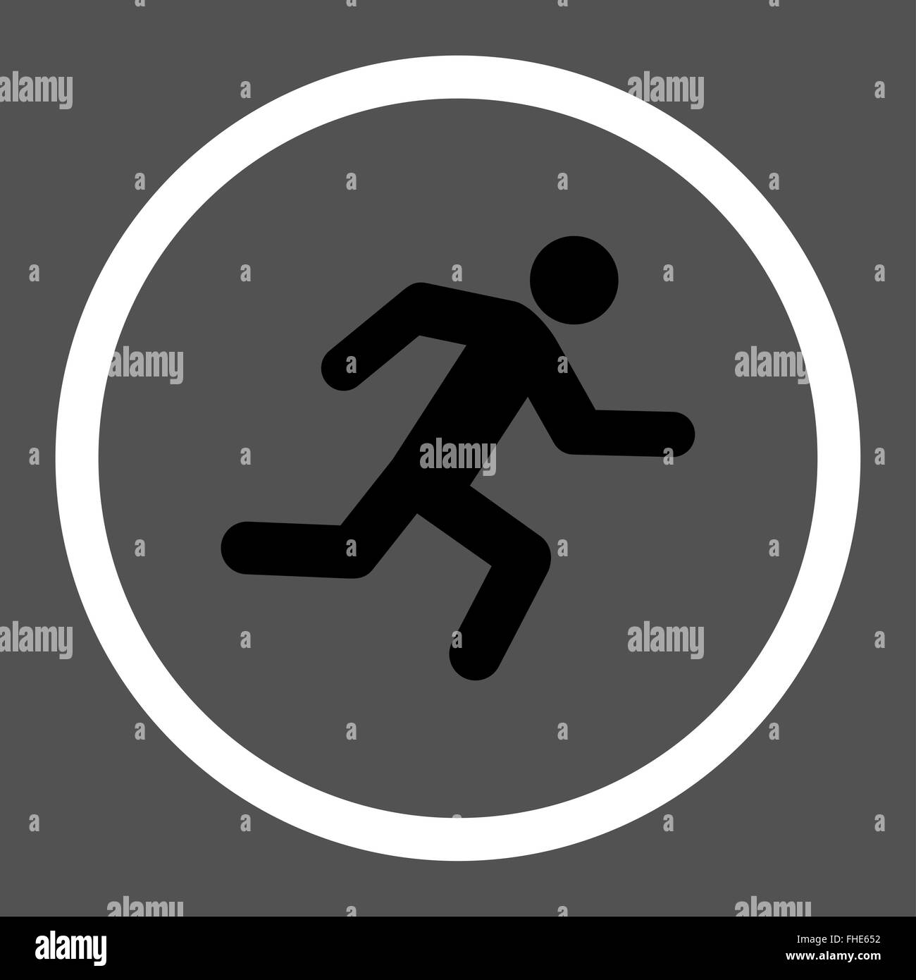 Running man icon Stock Photo - Alamy