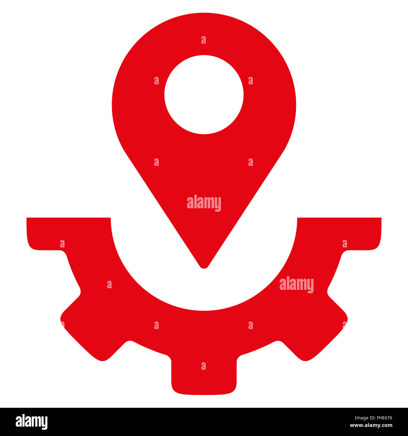 Service Map Marker Icon Stock Photo - Alamy
