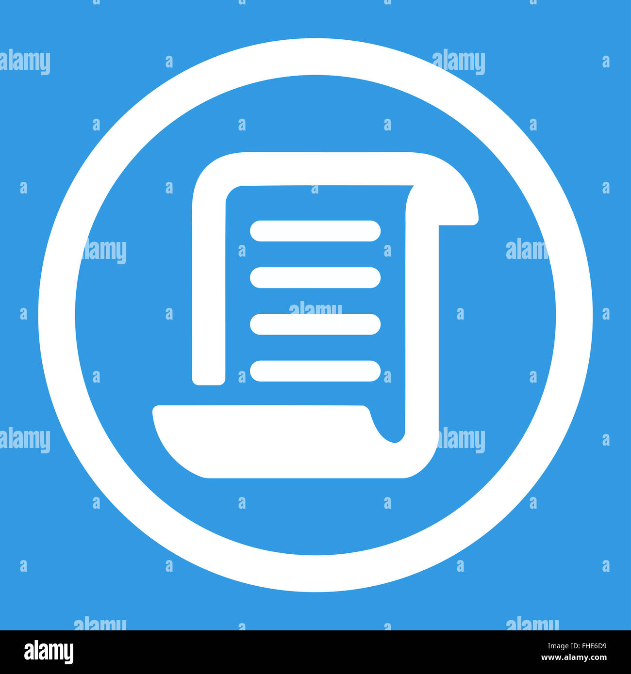 Paper Roll Rounded Vector Icon Stock Photo - Alamy