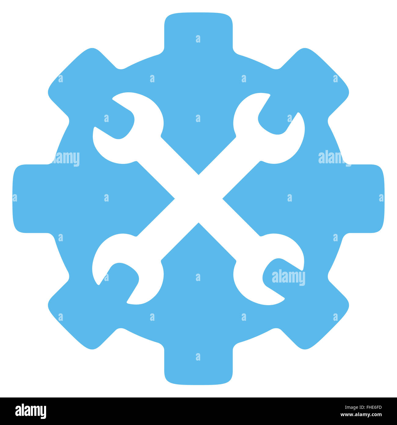 Service Tools Icon Stock Photo - Alamy