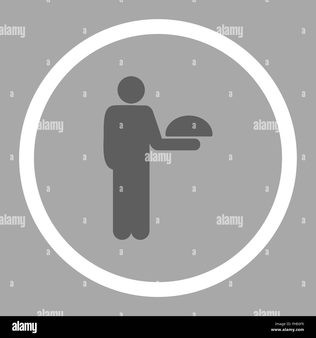 Waiter profile Black and White Stock Photos & Images - Alamy