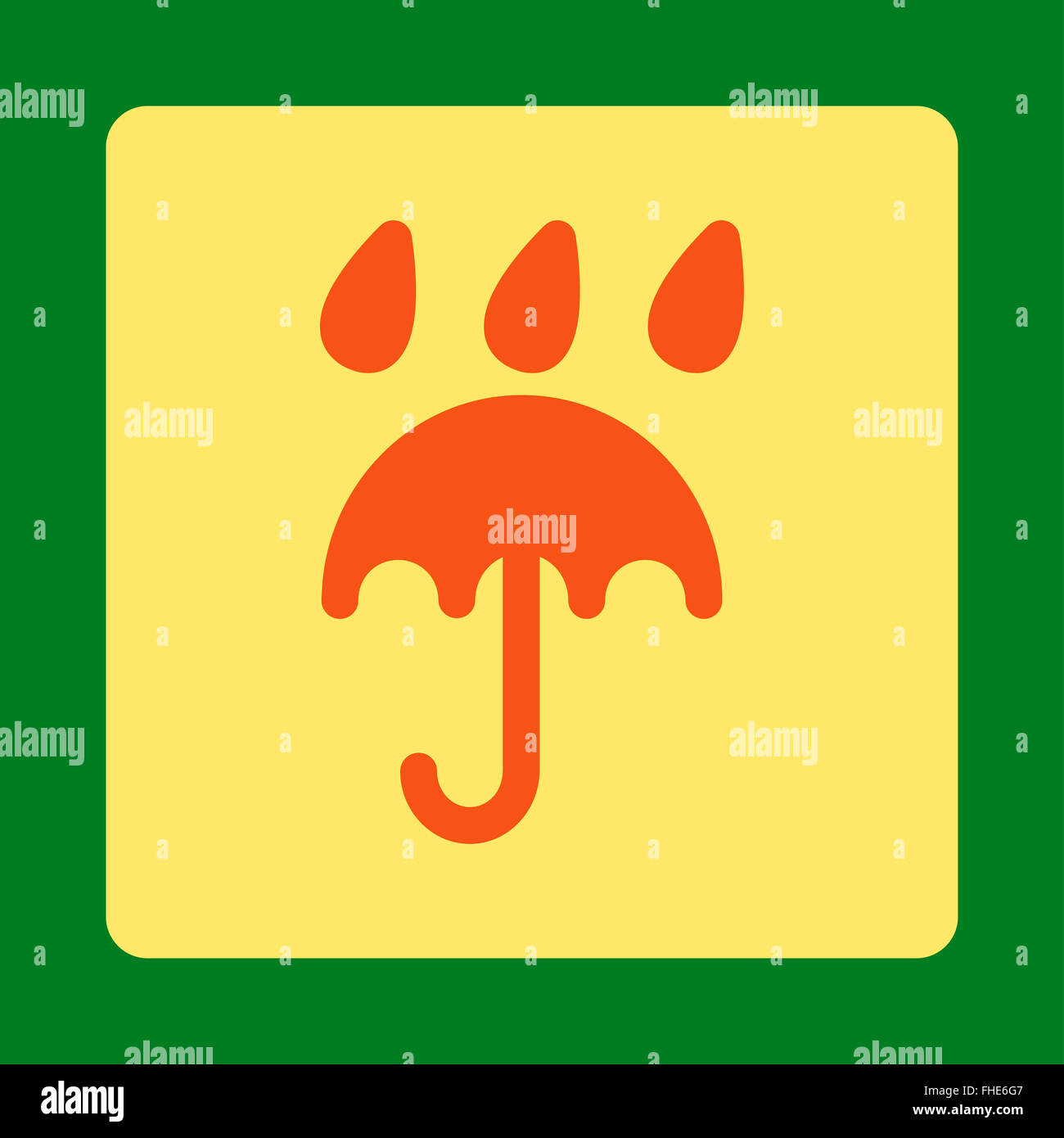 Rain protection icon Stock Photo - Alamy