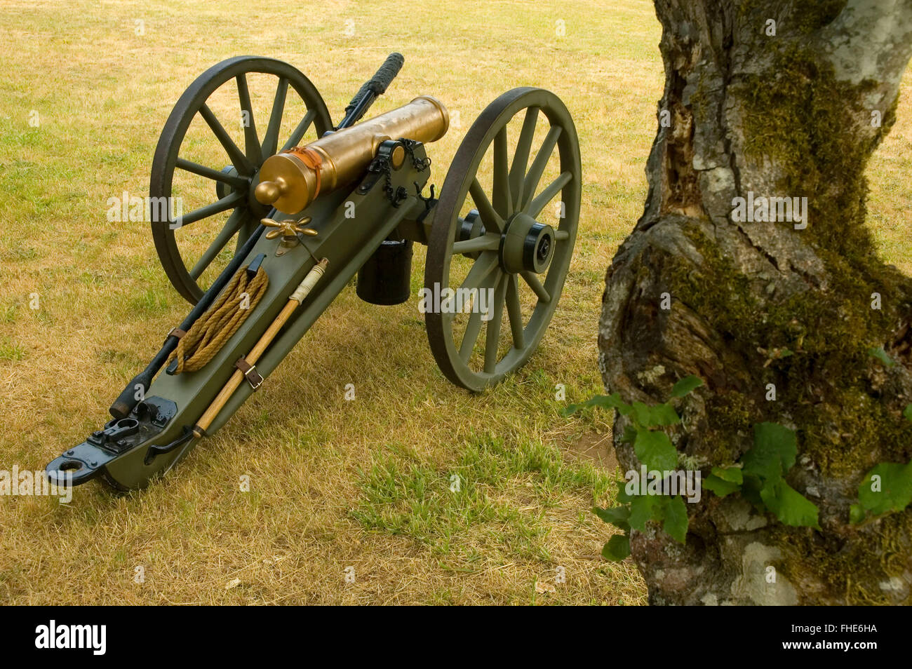 Cannon, Civil War Re-enactment, Willamette Mission State Park, Oregon ...