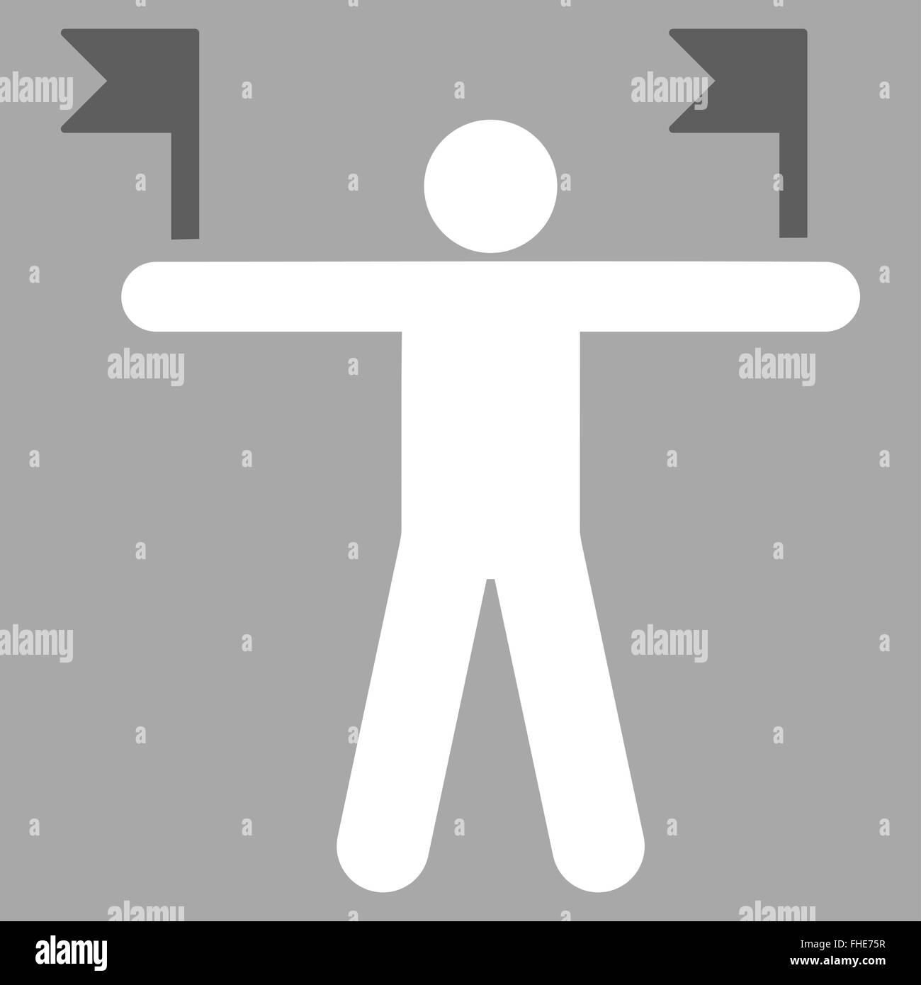 Control Flags Flat Icon Stock Photo - Alamy