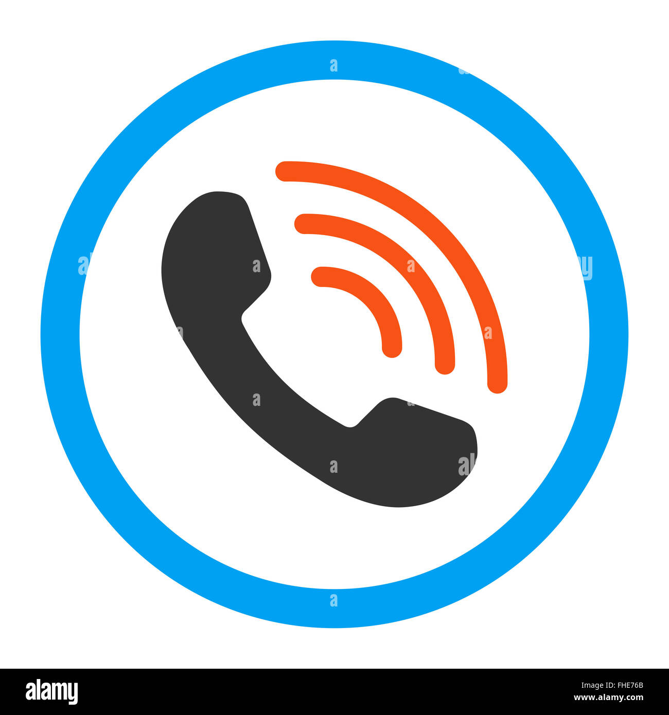 Call rounded glyph hi-res stock photography and images - Alamy