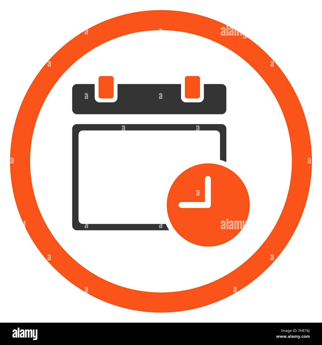 Date And Time Icon Stock Photo - Alamy