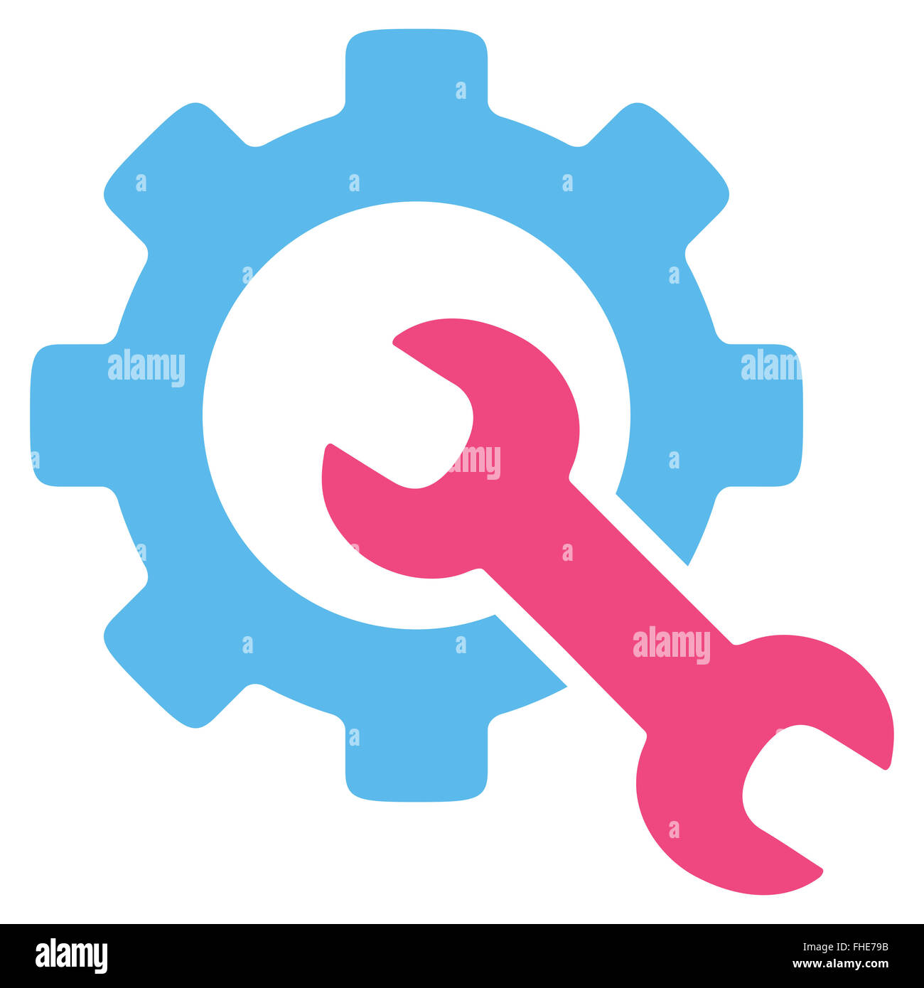 Service Tools Icon Stock Photo - Alamy