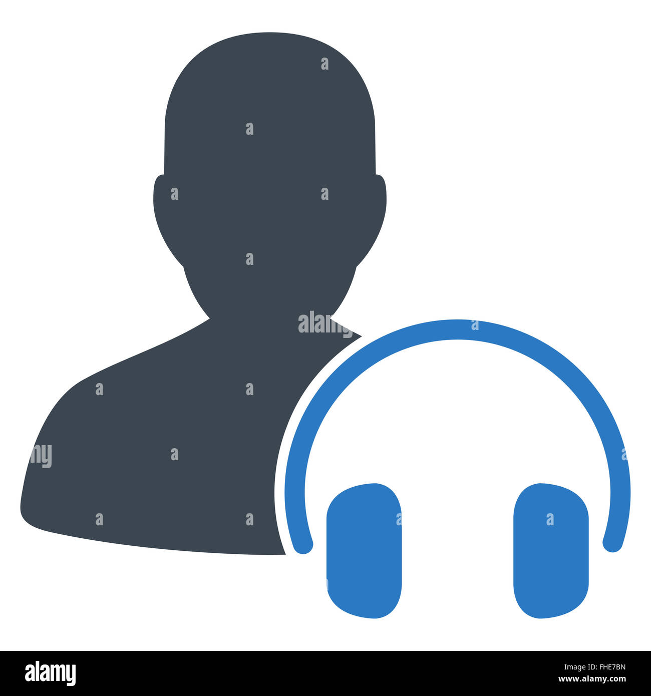 Reception operator icon from business Cut Out Stock Images & Pictures ...
