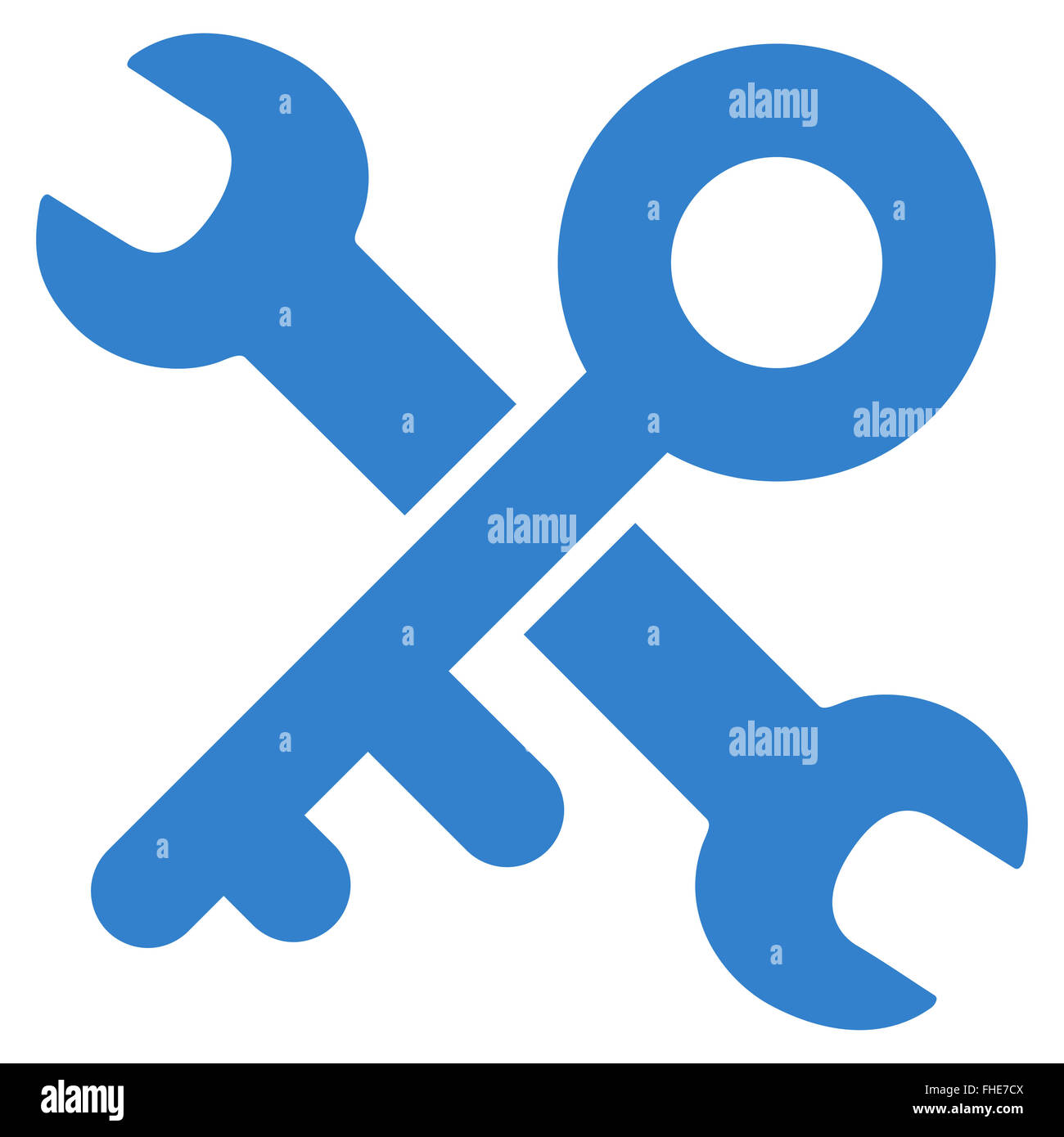 Key Tools Flat Icon Stock Photo - Alamy