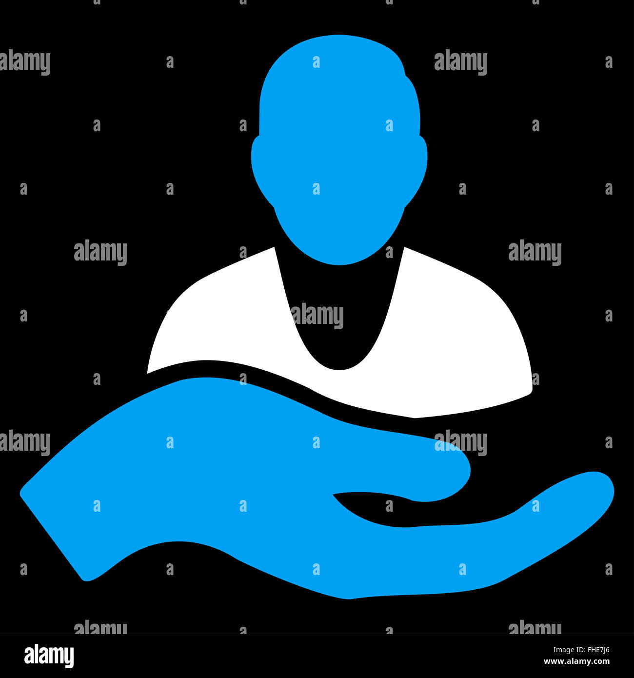 Patient Assistance Icon Stock Photo - Alamy