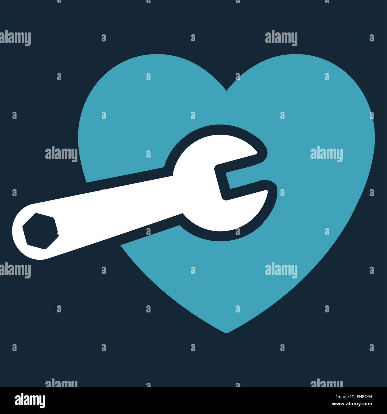 Heart Surgery Icon Stock Photo - Alamy
