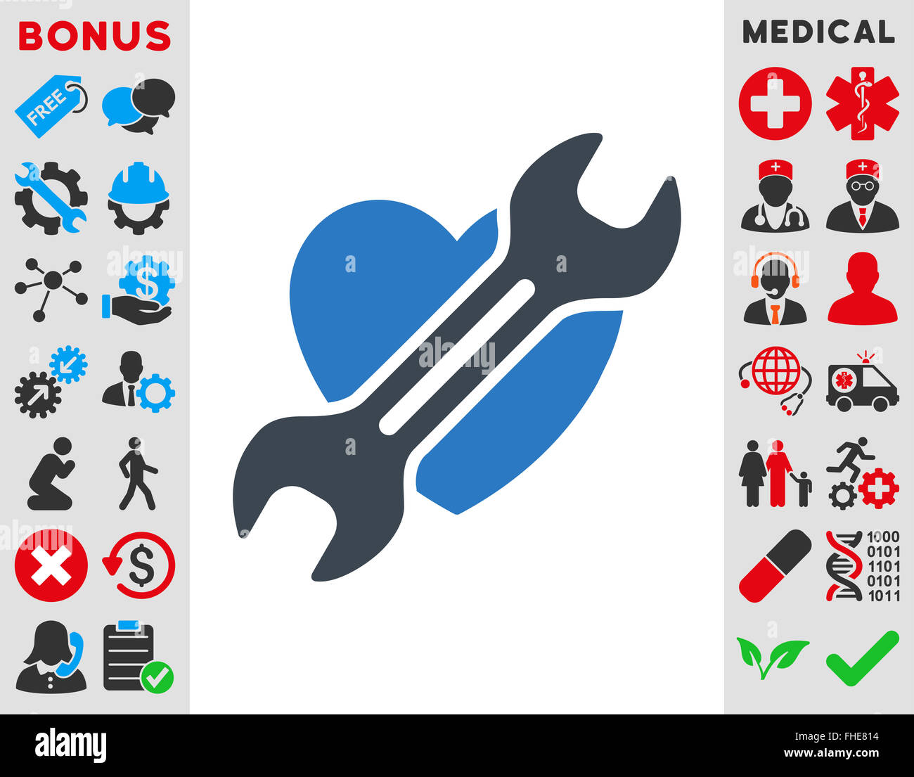 Heart Surgery Icon Stock Photo - Alamy