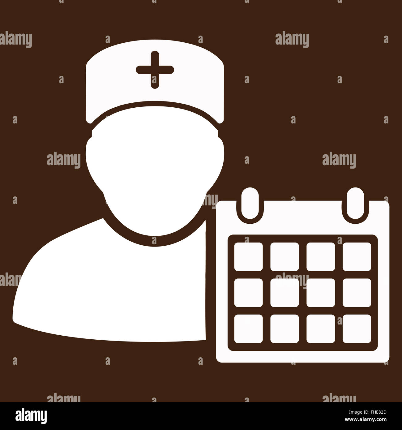 Doctor Appointment Vector Icon Stock Photo - Alamy