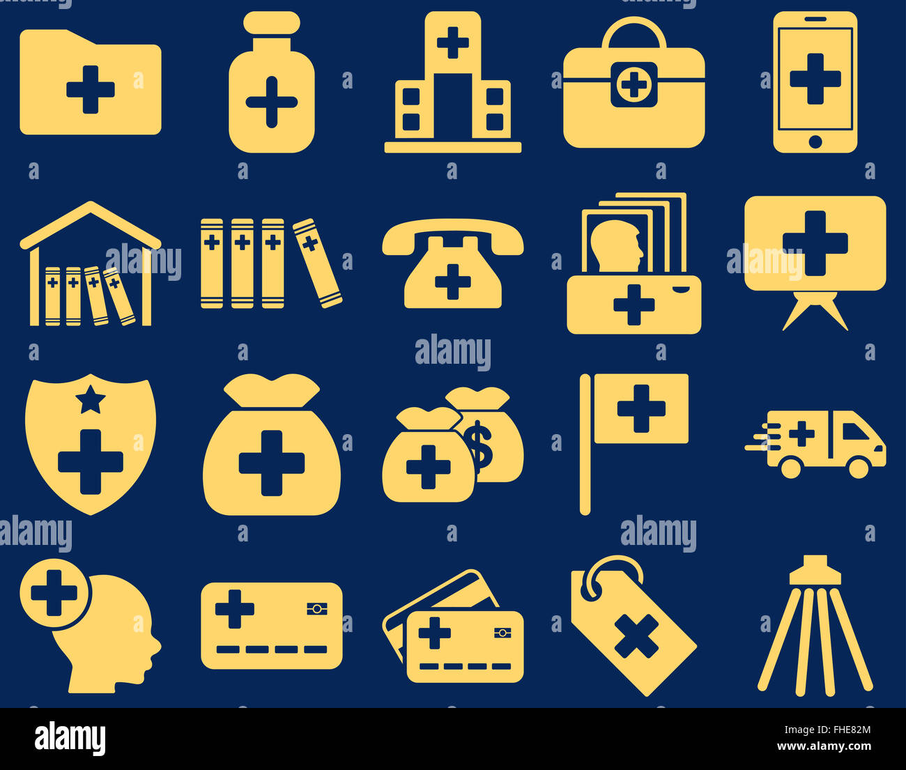Medical icon set Stock Photo - Alamy