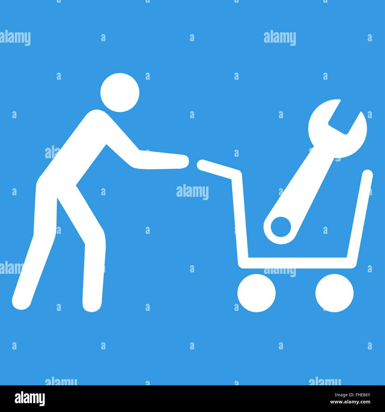 Tools Shopping Icon Stock Photo - Alamy