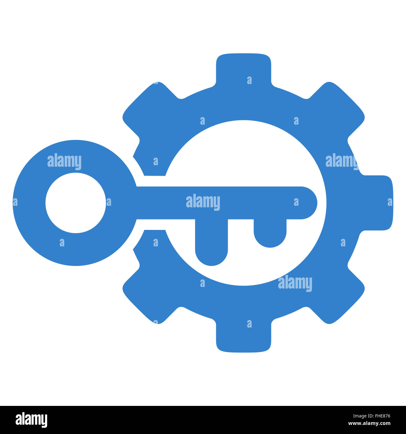 Key Options Flat Icon Stock Photo - Alamy