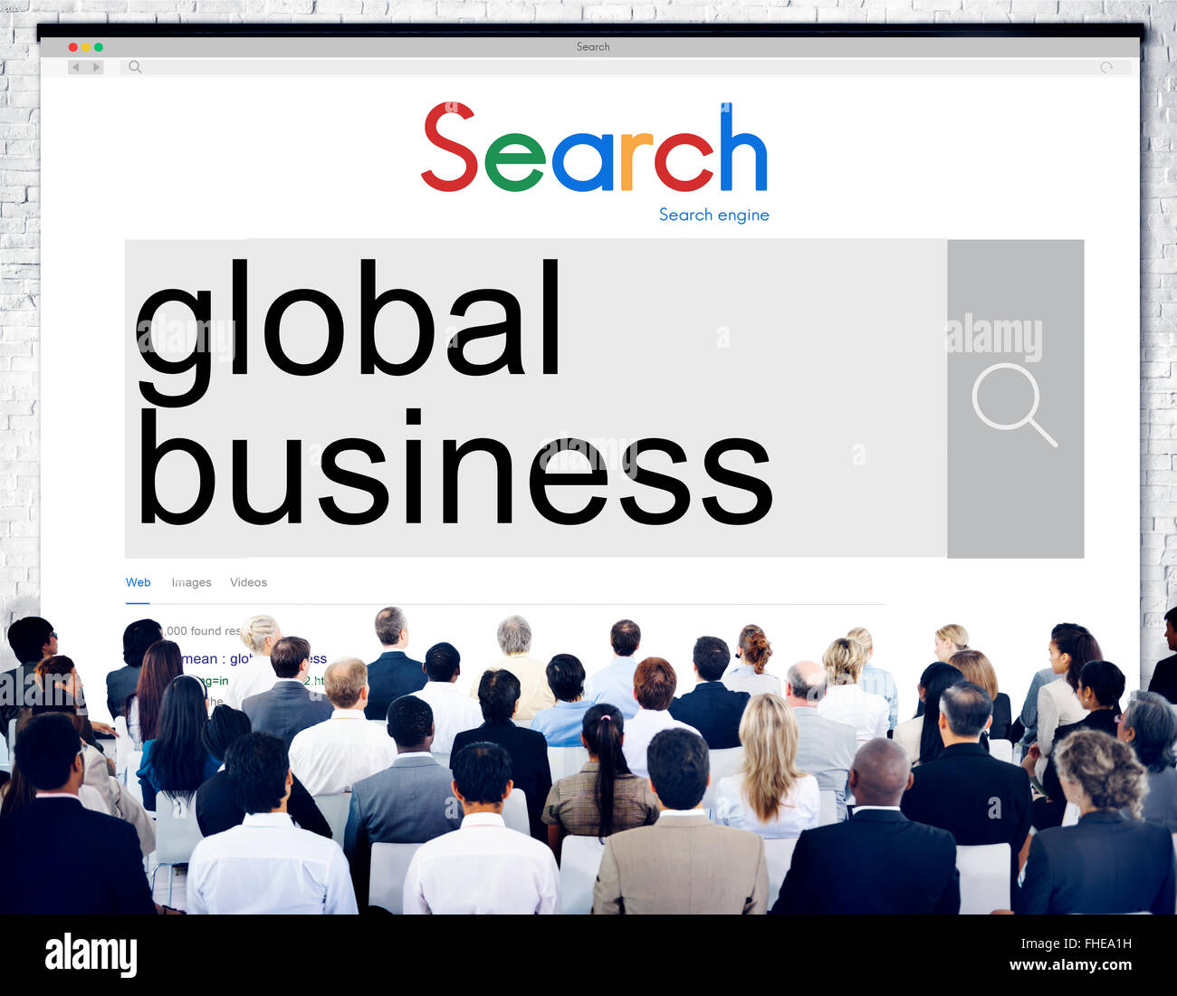 Global Search Website Browser Optimization Concept Stock Photo - Alamy
