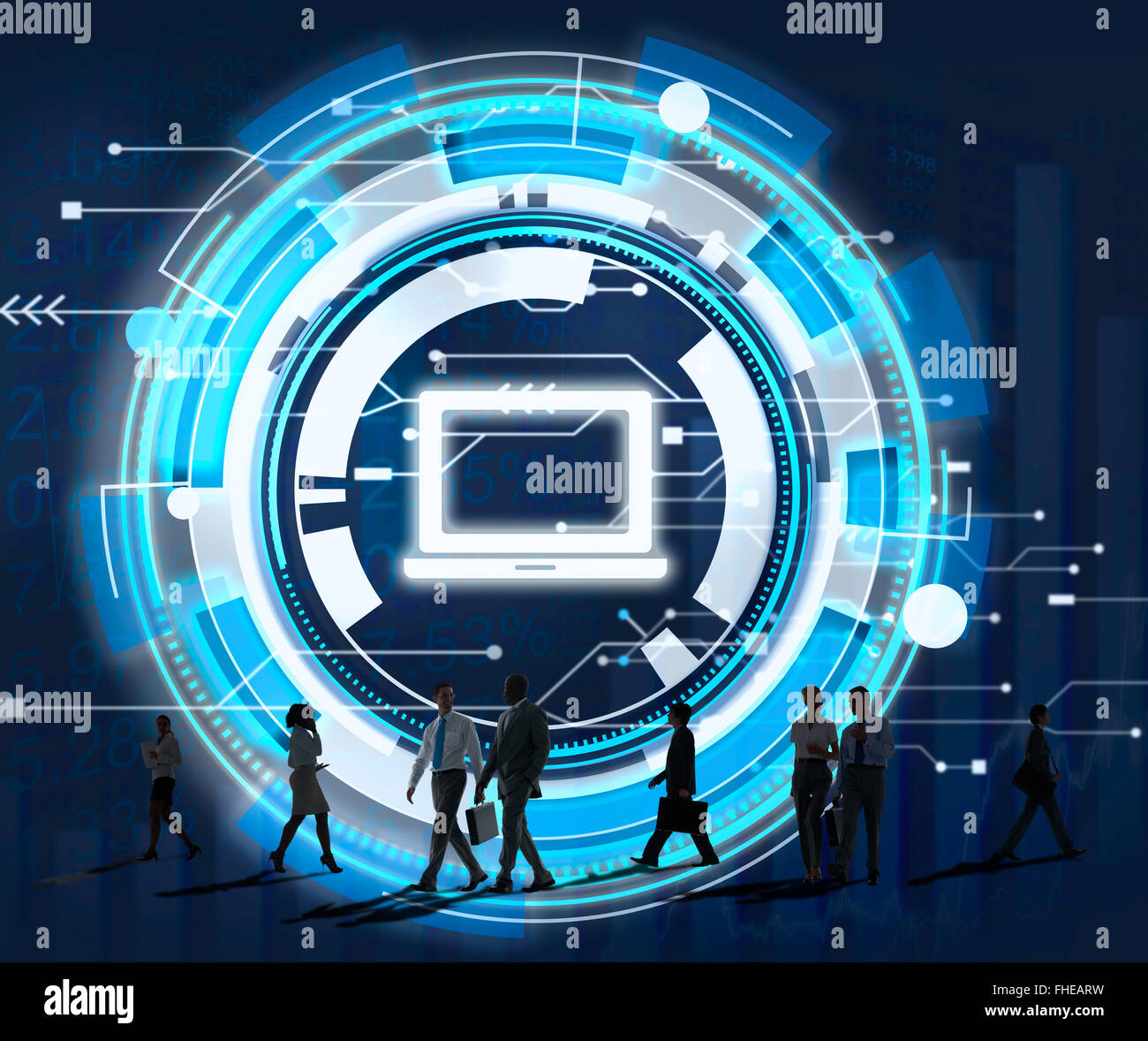Computer Information Technology Connection Concept Stock Photo - Alamy