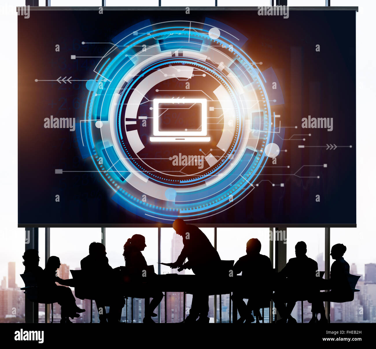 Computer Information Technology Connection Concept Stock Photo - Alamy